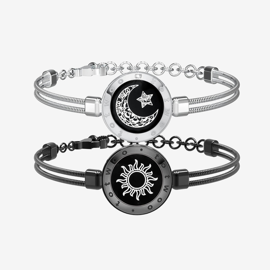 Pulseras inteligentes: Relaciones de larga distancia pareja de pulseras ...