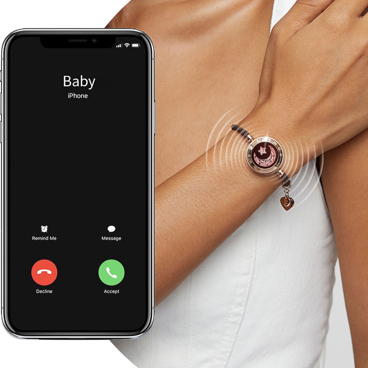 Sun & Moon Buzz Vibration Touch Friendship Bracelets for Couples – totwoo